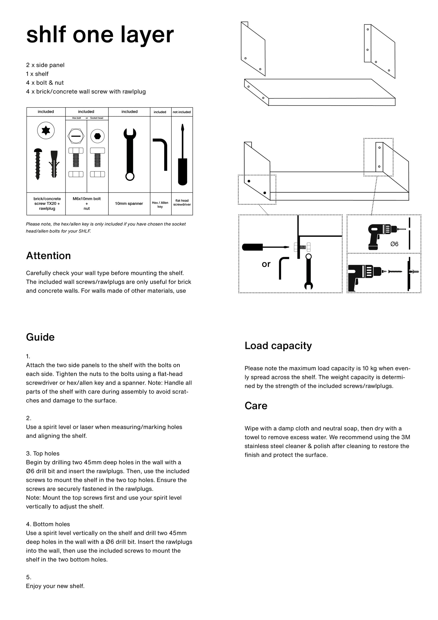 Shlf one layer – KIOSK48TH