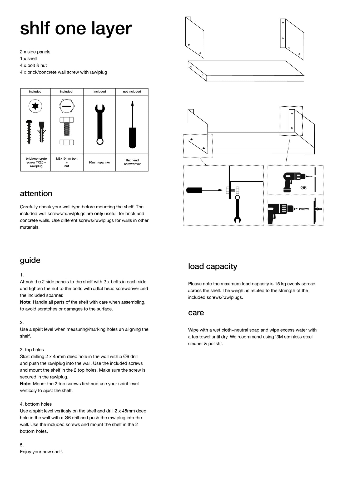 Shlf one layer – KIOSK48TH