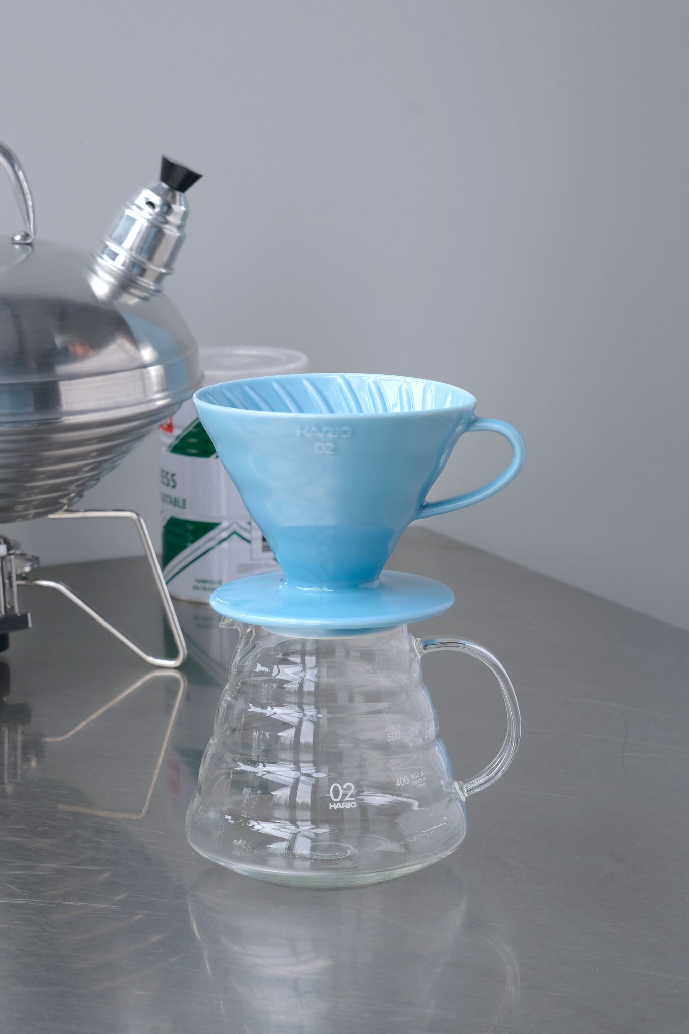 V60 ceramic dripper 02 light blue – KIOSK48TH